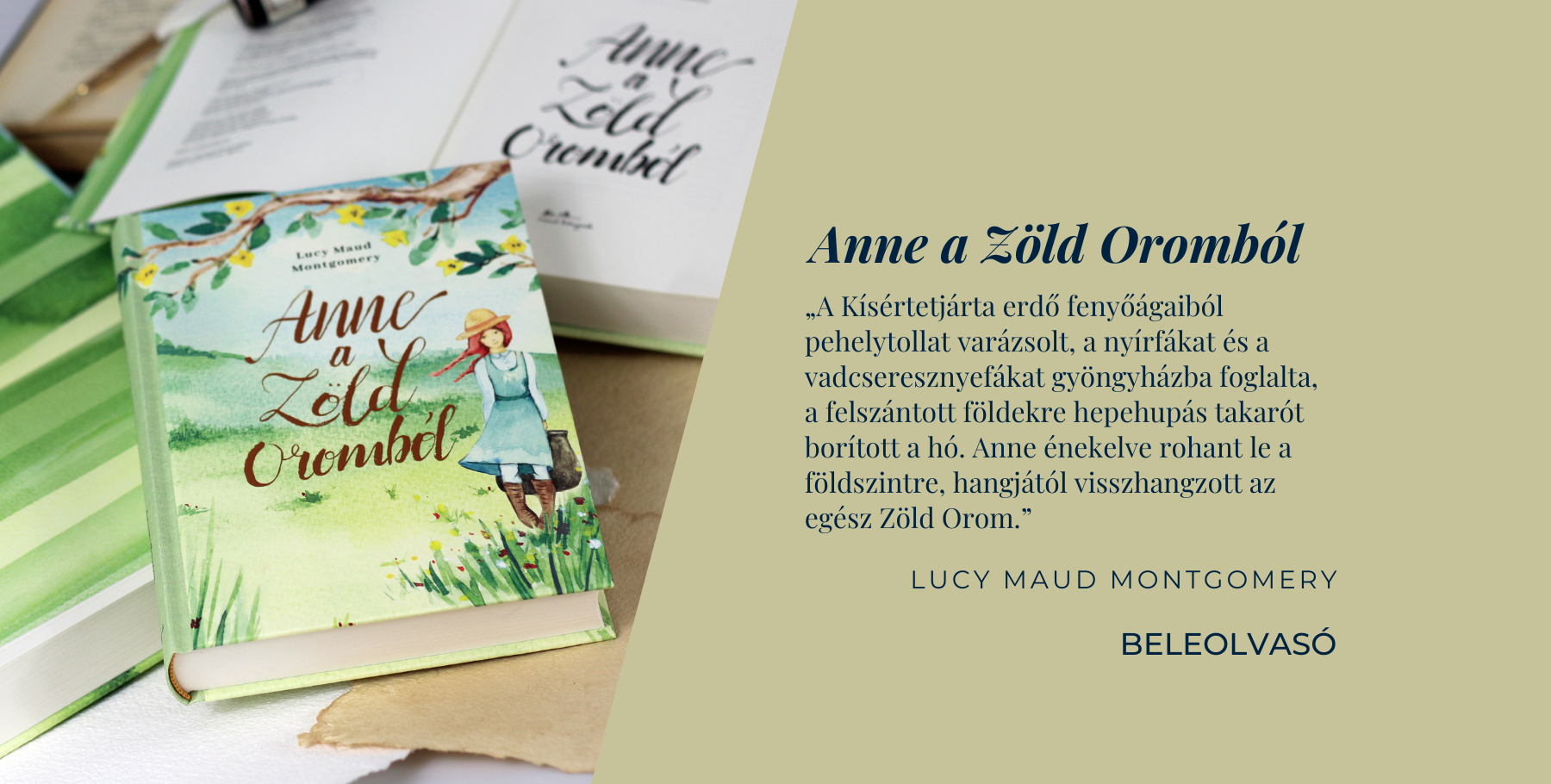 Lucy M. Montgomery: Anne a Zöld Oromból (részlet)